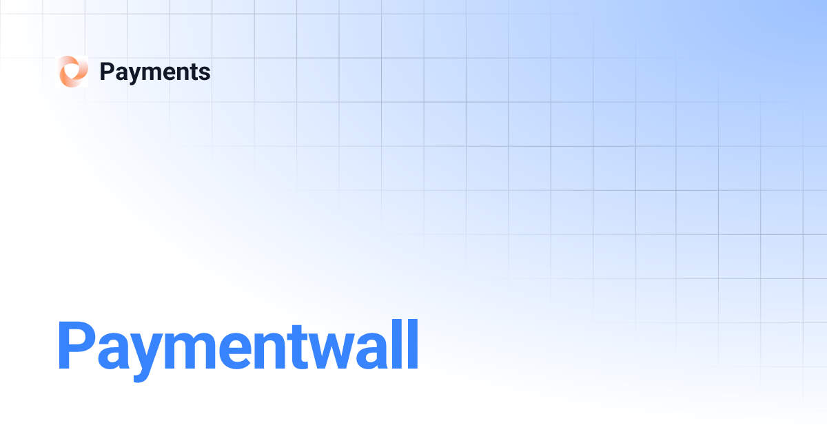 Paymentwall | Payments
